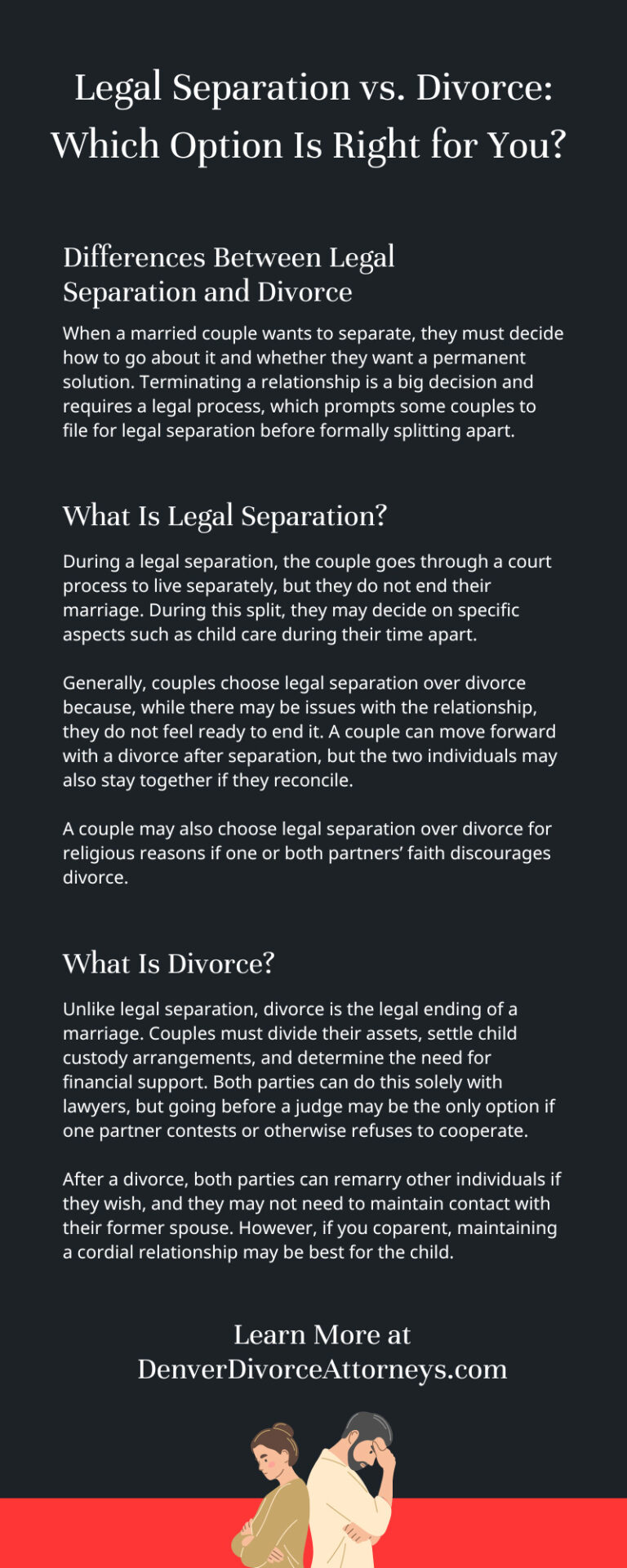Legal Separation vs. Divorce: What’s Best for You?